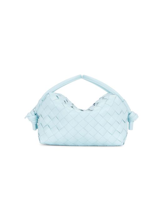 Bottega Veneta Loop Top Handle Bag in Blue | Lyst