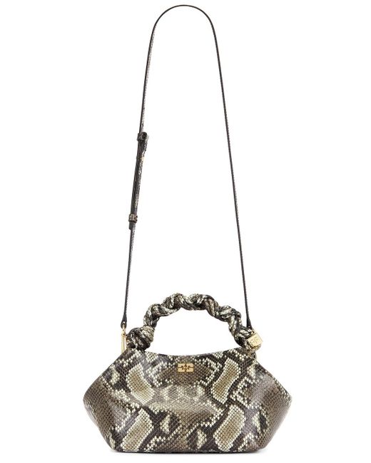 Ganni Small Bou Snake Bag | Lyst