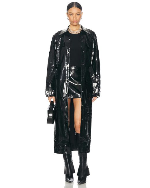 Sir. The Label Midnight Trench Coat in Black | Lyst