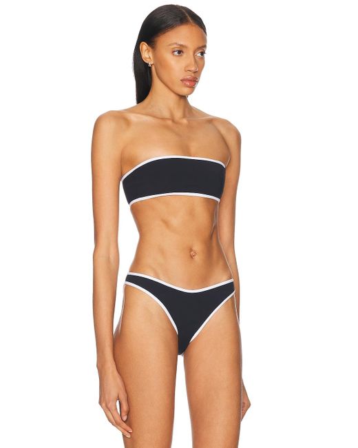 Tropic of C Bando Bikini Top in Black | Lyst