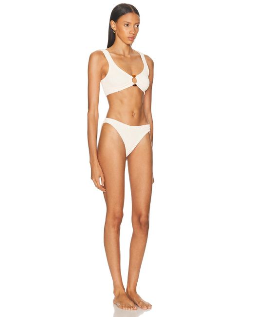 Hunza G Julia Bikini Set in White | Lyst