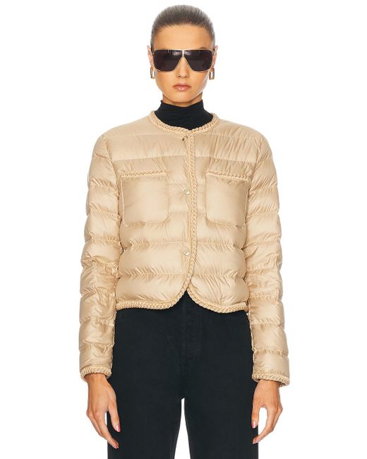 Moncler Gencay Jacket in Natural | Lyst