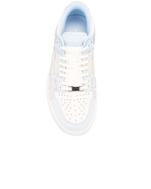 Amiri Two-tone Skeleton Low Top Sneaker in White | Lyst