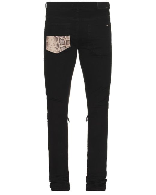 Amiri Snake Mx1 Jean in Black for Men | Lyst