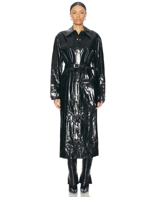 Sir. The Label Midnight Trench Coat in Black | Lyst