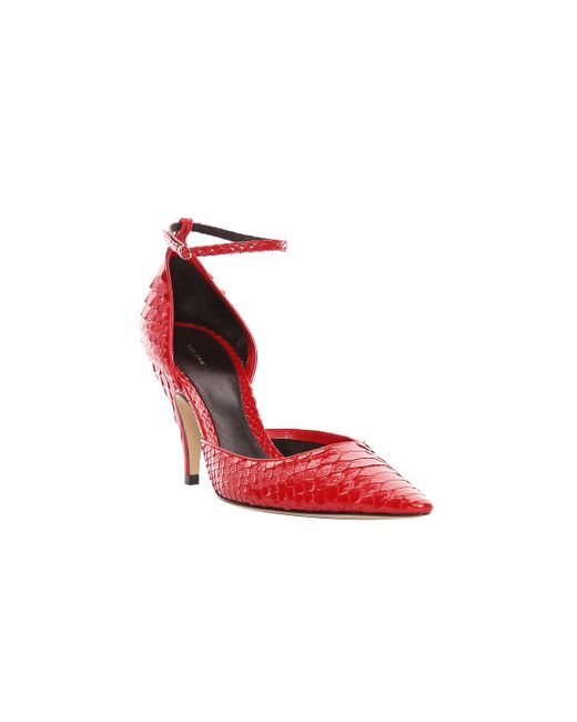 The Row Uxor D'orsay Python Pump in Red | Lyst The Row Uxor D'orsay Python Pump in Red | Lyst