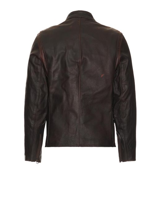 Schott Nyc Nyc Cafe Racer Jacket in Black for Men | Lyst