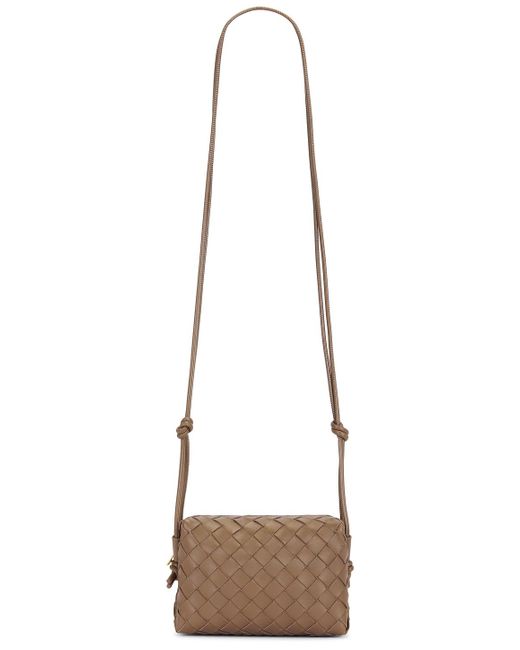 Bottega Veneta Mini Loop Bag in Natural | Lyst