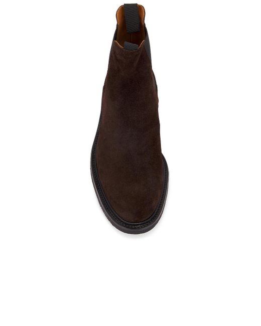 Common Projects Chelsea Classic In Waxed Suede in Brown for Men | Lyst