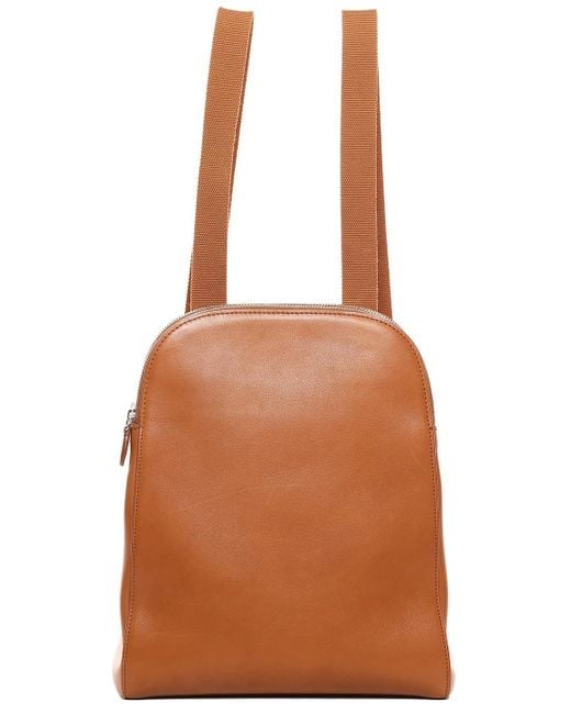 The Row Harper Backpack in Brown | Lyst