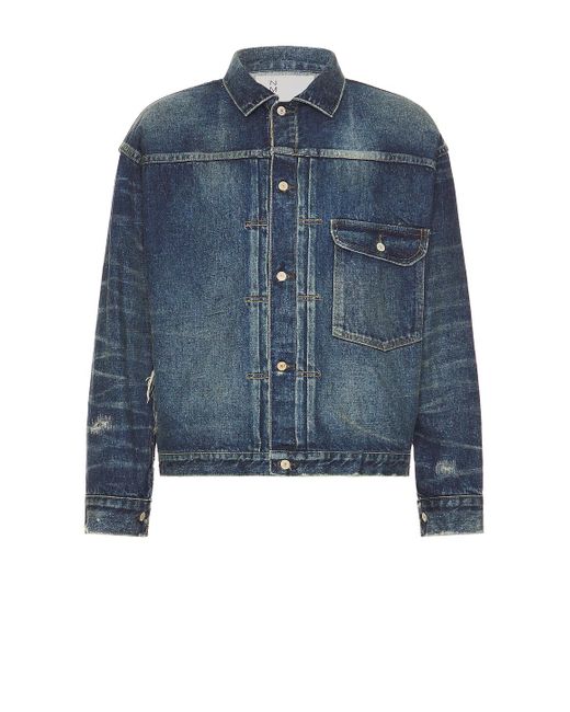 Junya Watanabe X Levi's Selvedge Denim Jacket in Blue for Men | Lyst