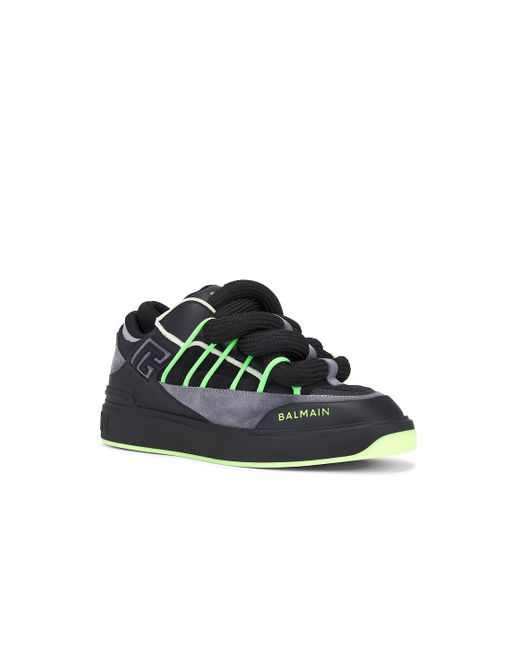 Balmain B-court Puffy Skate Sneaker in Black for Men | Lyst