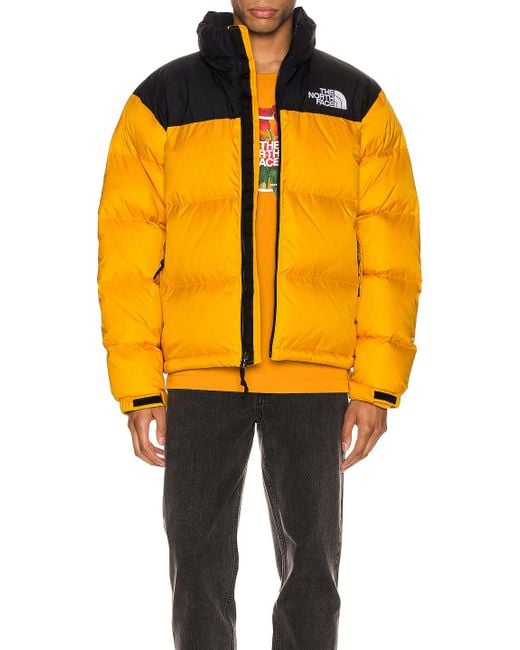 The North Face 1996 Nuptse Jacket in Orange for Men | Lyst
