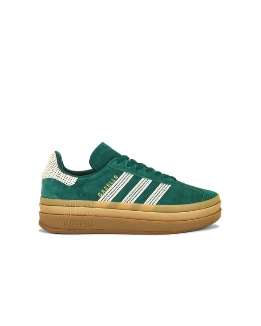adidas Originals Gazelle Bold Platform Sneaker in Green | Lyst