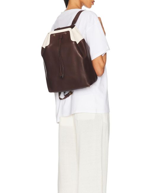 The Row Spring Backpack in Brown | Lyst