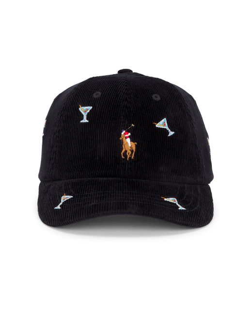 Polo Ralph Lauren Cap in Black for Men | Lyst