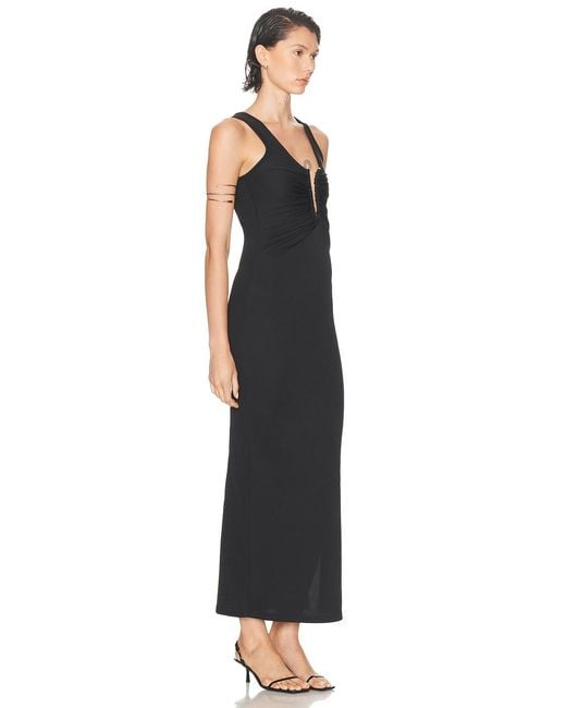 Christopher Esber Crystal Pin Tank Dress in Black | Lyst