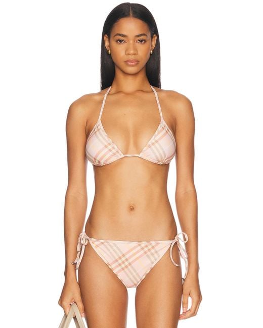 Burberry Triangle Bikini Top | Lyst