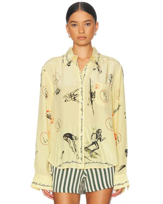 Bode Games Top in Yellow | Lyst