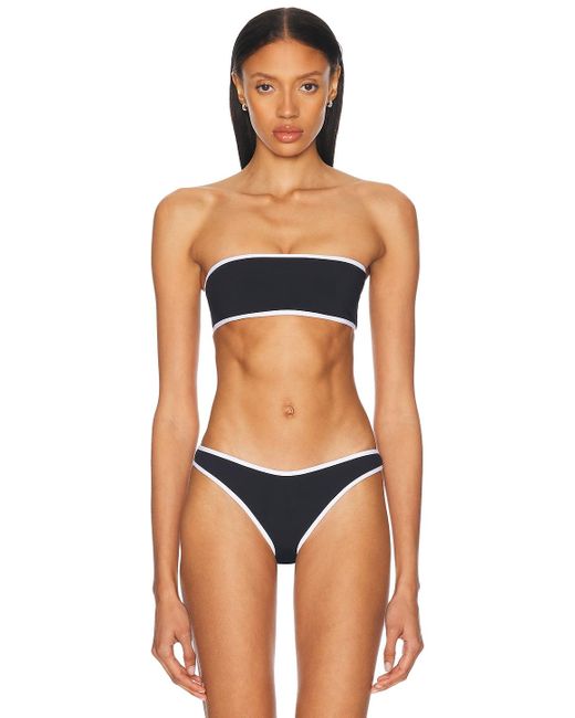 Tropic of C Bando Bikini Top in Black | Lyst