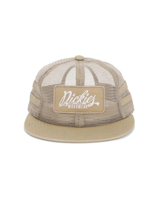 Dickies Unconstructed Wrench Full Mesh Cap in Natural for Men | Lyst