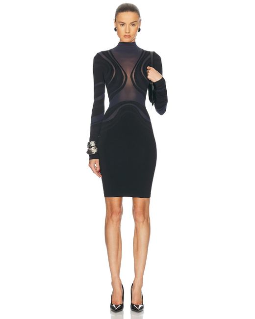 Wolford Swirl Dress in Black | Lyst