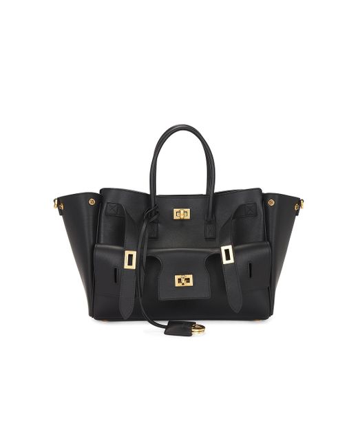 Balenciaga Bel Air Small Carry Bag in Black | Lyst