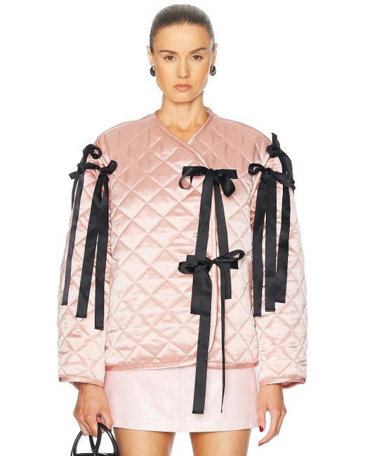 Sandy Liang Subi Jacket in Pink | Lyst