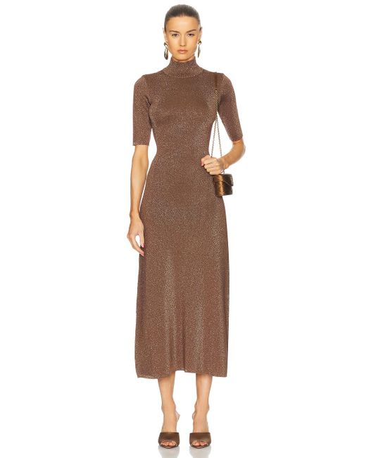 retroféte Maribel Dress in Brown | Lyst