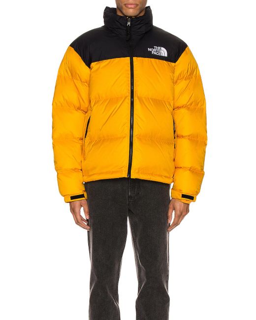 The North Face 1996 Nuptse Jacket in Orange for Men | Lyst