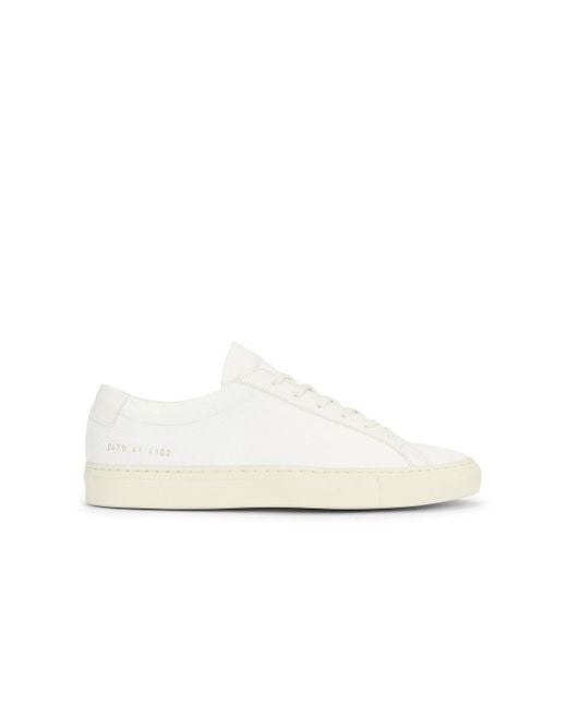 Common Projects Canvas Achilles in White for Men | Lyst