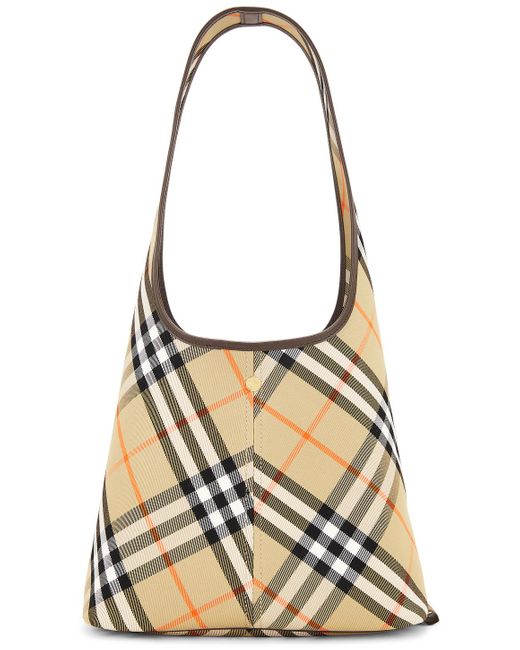 Burberry Small Hobo Bag in Metallic | Lyst