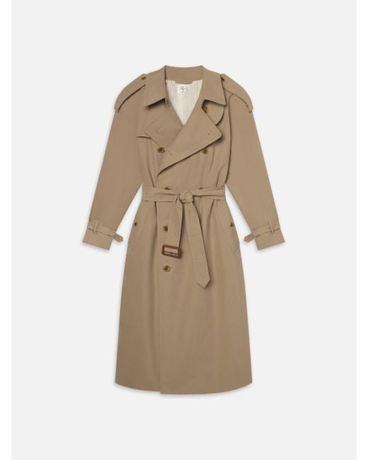 FRAME Ritz Classic Trench in Natural | Lyst