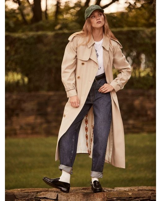 FRAME Ritz Classic Trench in Natural | Lyst