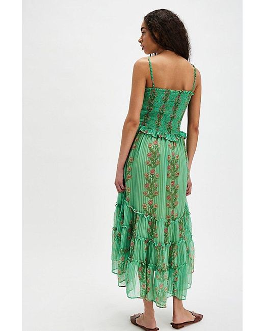 Free People Alejandra Midi Dress in Green | Lyst