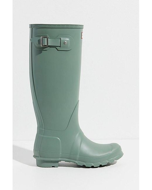 HUNTER Wellies in Green | Lyst