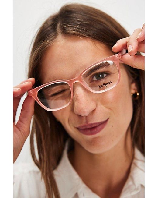 Le Specs Escapism Light Glasses in Brown | Lyst UK