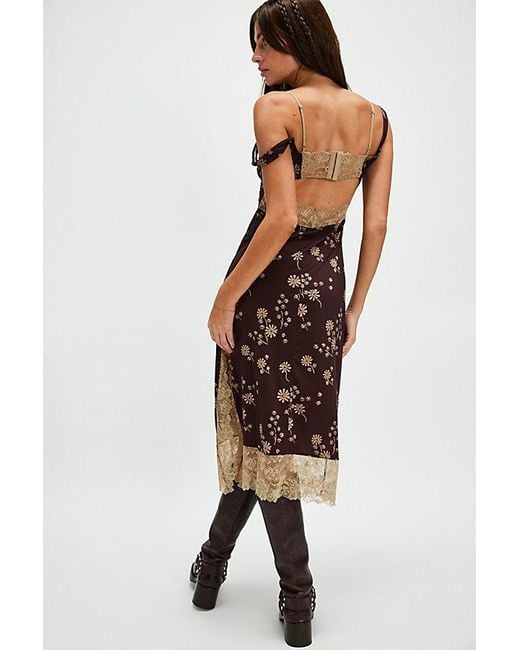 Free People Party Crasher Midi Slip | Lyst