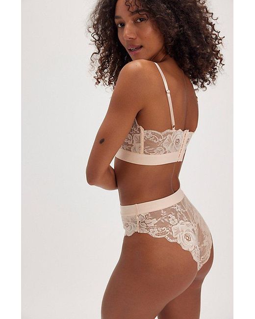 Kilo Brava The Lace High Leg Bikini Undies By in Brown | Lyst