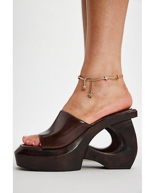 Jeffrey Campbell Sorrento Sculpture Clogs in Brown | Lyst