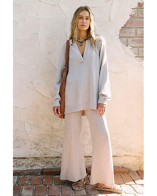 Free People Drea Sweater Set in Natural | Lyst