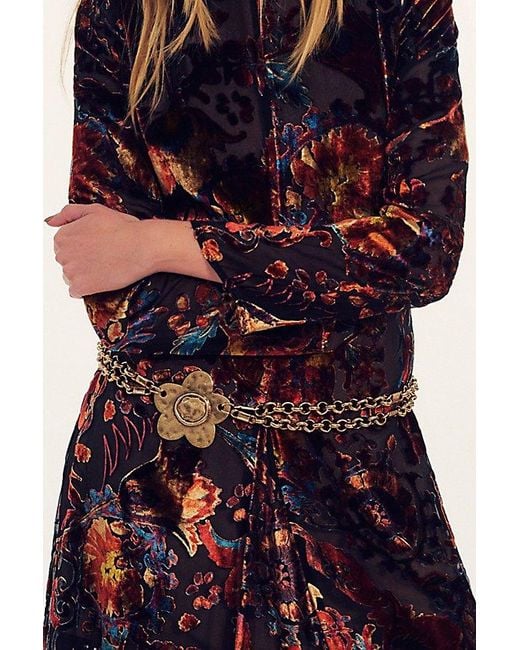 Free People Sweet Escape Chain Belt in Natural | Lyst