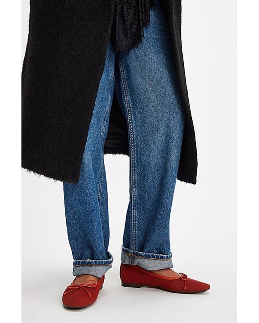 SCHUTZ SHOES Arissa Sheer Mesh Flats in Blue | Lyst