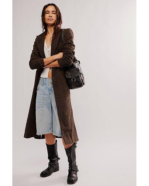 Free People Hailey Tweed Duster Jacket | Lyst