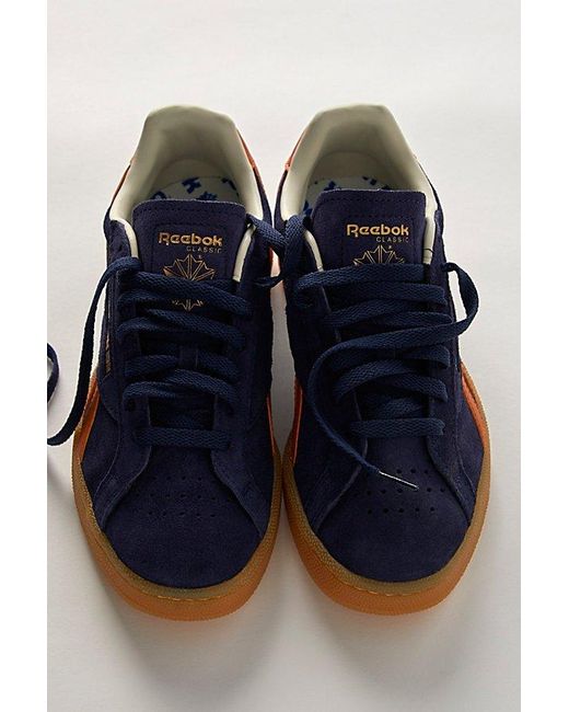 Reebok Club C Grounds Suede Sneakers in Blue | Lyst