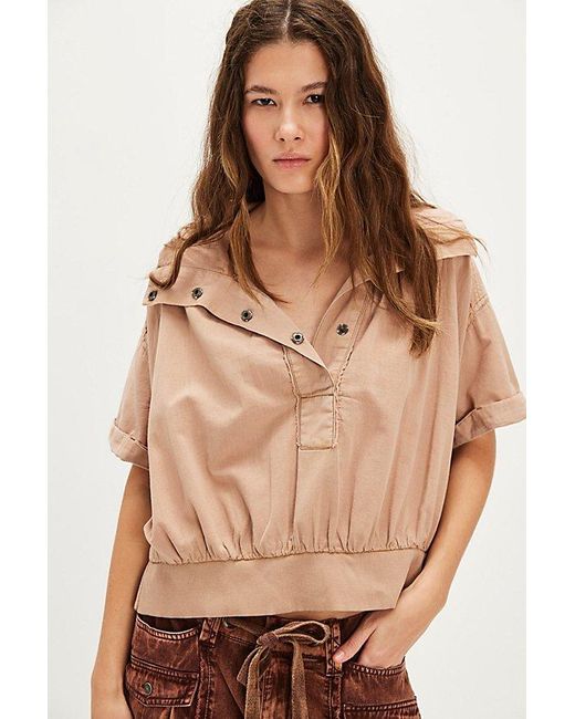 Free People We The Free Out And About Top in Brown | Lyst