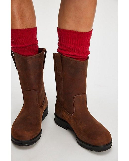 Blundstone Rigger Boots in Red | Lyst UK