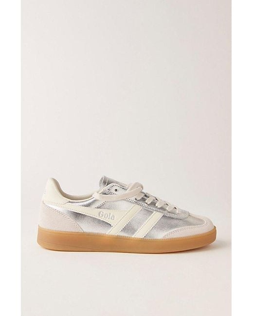 Gola Viper Metallic Sneakers in Natural | Lyst UK