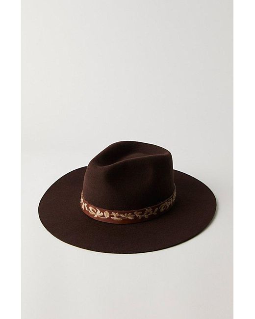 Free People Liam Wool Hat in Brown | Lyst