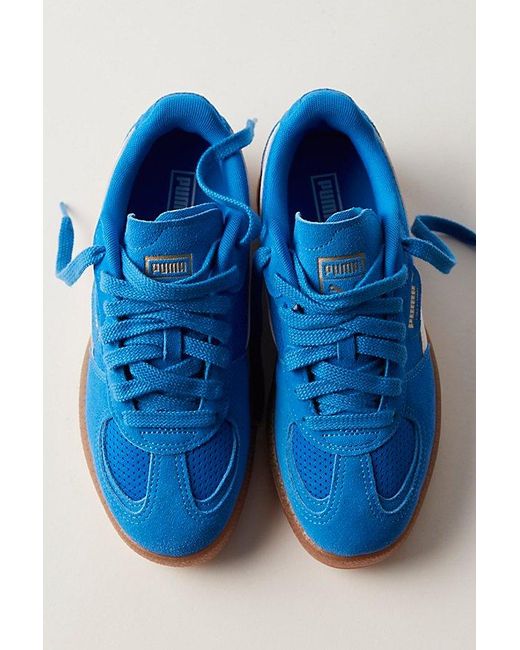 PUMA Palermo Moda Suede Sneakers in Blue | Lyst